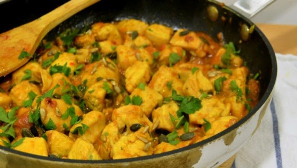 Frango em Cubos Quadrados, esse da água na boca