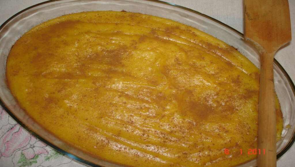 Curau de Milho Verde com 3 ingredientes, receita do sitio