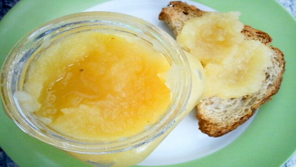 Geleia Caseira de Maçã com 4 ingredientes, combina com torradas
