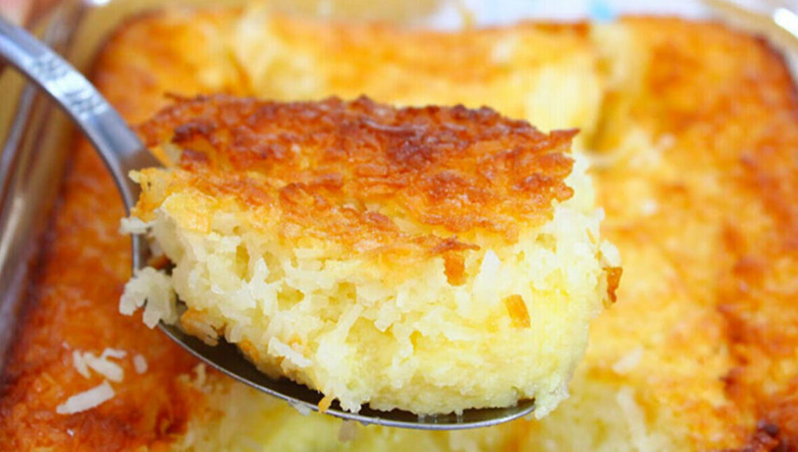 Cocada Cremosa de Forno com leite condensado, em 20 minutos