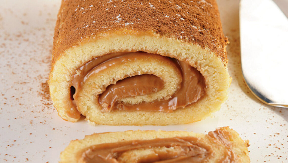 Rocambole de Doce de Leite Simples no Liquidificador, em poucos minutos