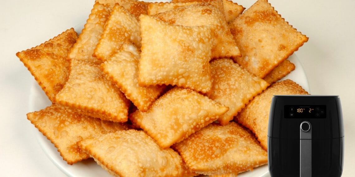 Pastel Na Airfryer Com Massa Pronta De 2 Ingredientes, Em 15 Minutos